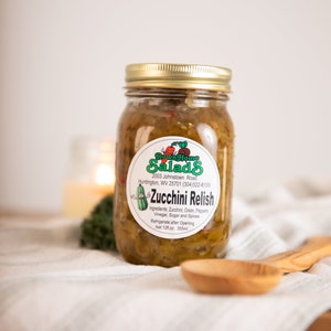Zucchini Relish 16 Oz - Etsy