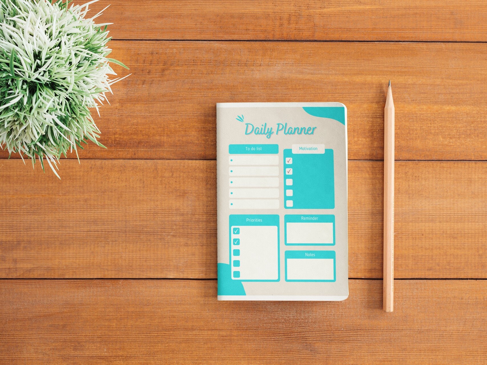 Daily Planner Minimal Productivity Planner Daily to Do List Printable ...