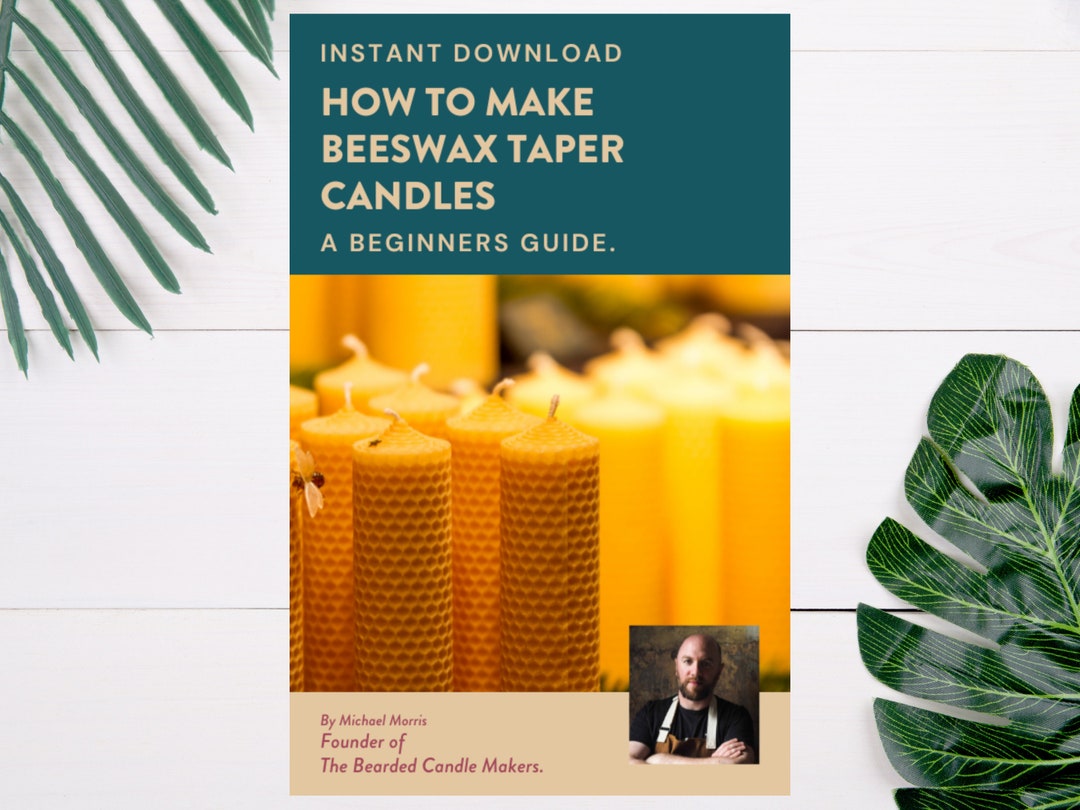 Learn How to Make Hand Rolled Beeswax Candles Ebook, Candle Making for Beginners, Candle Making ...