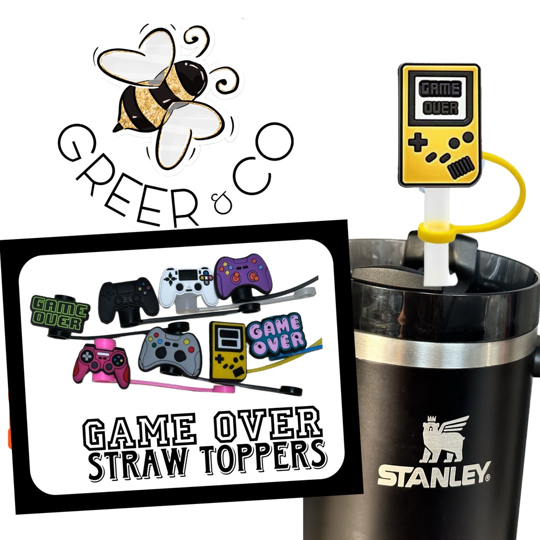 Straw Cap Cover/ Reusable/ Tumbler/ Stan Cup Accessories/ Gaming/ Game ...