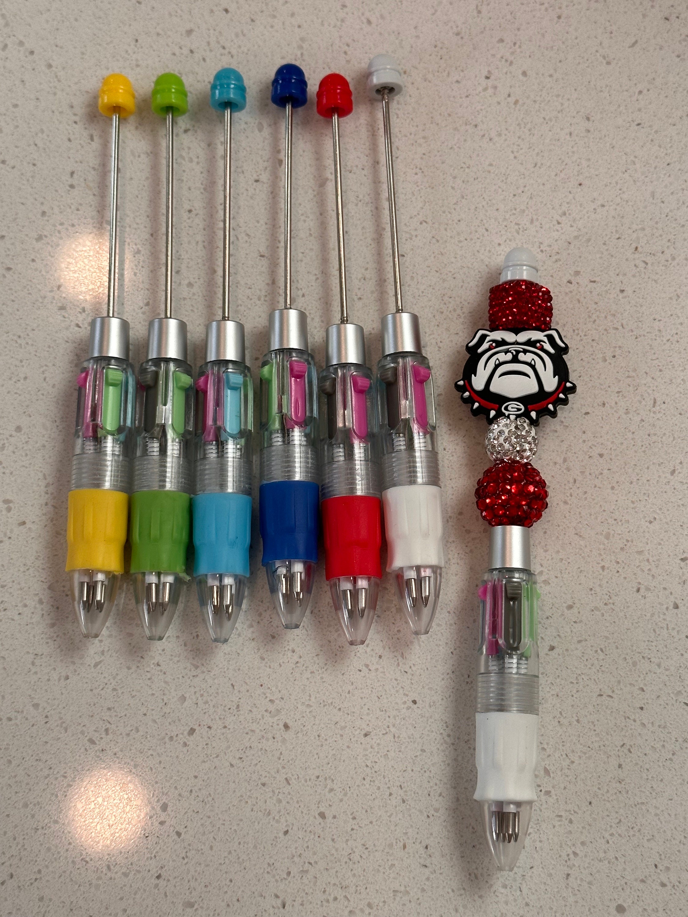 DIY Multi-colored Ink Beadable Pens: Craft Click Pen - Etsy
