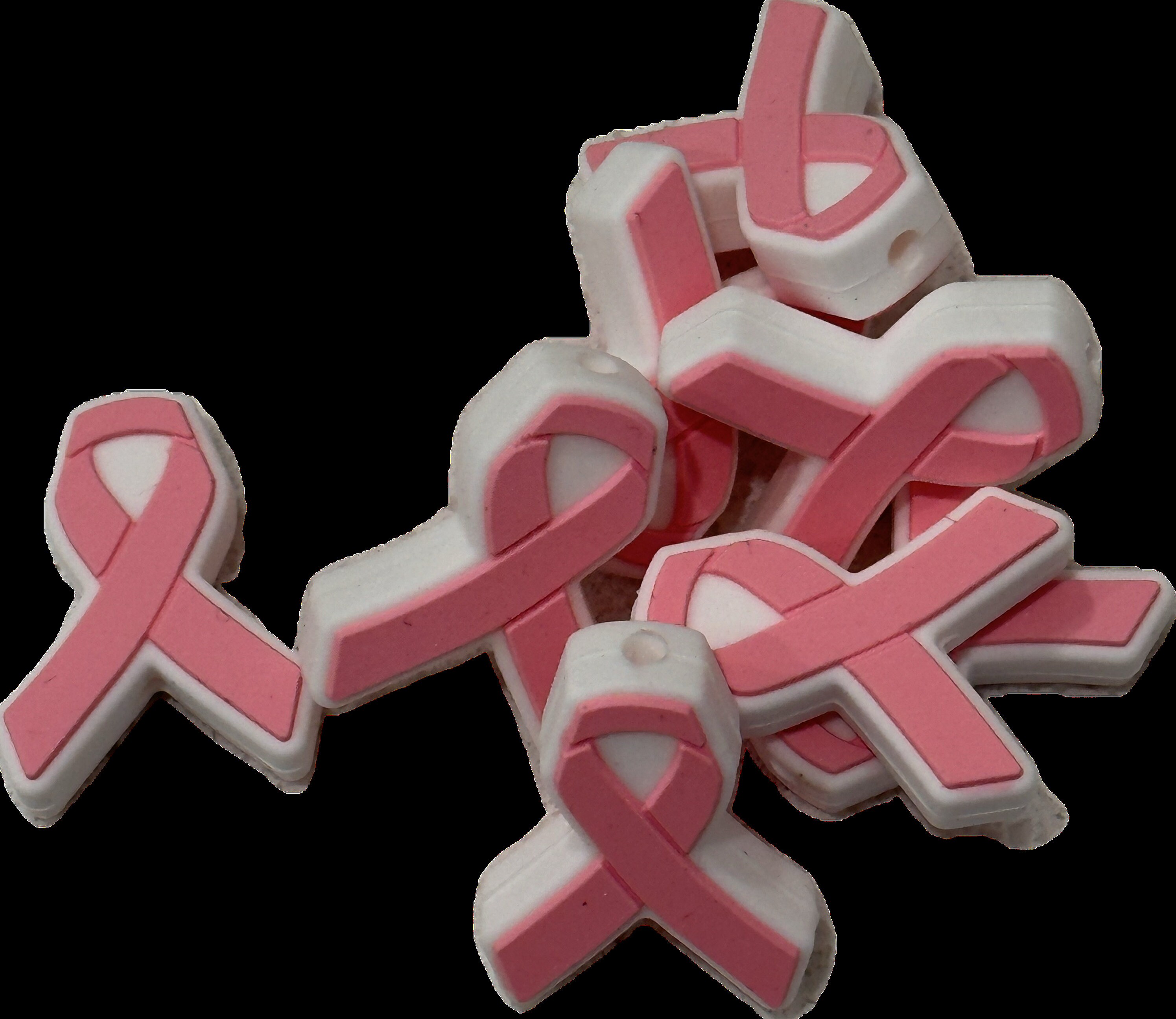 Cancer Ribbon/ Focal Bead/ Beadable Pen/ Silicone Bead/ Keychain Bead ...