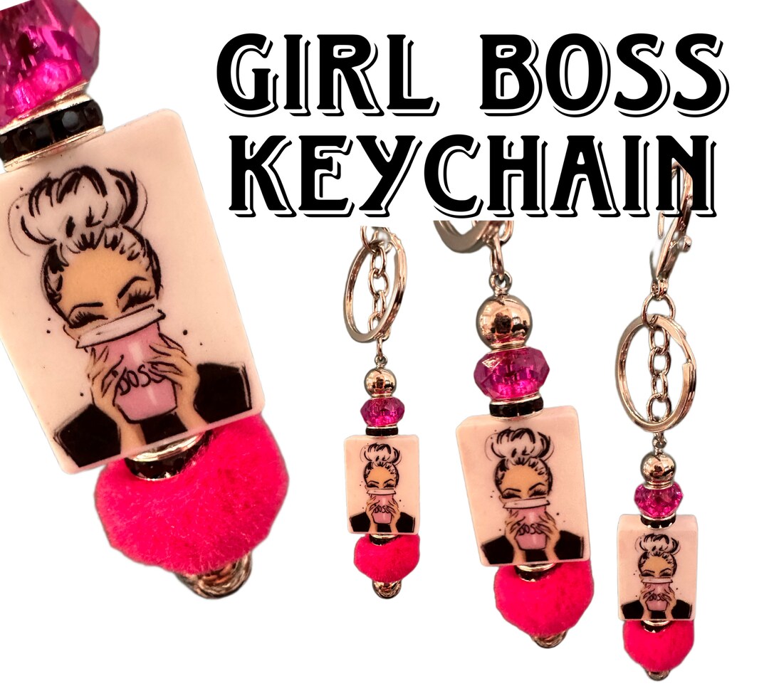 Girl Boss/ Keychain/ Awesome Gift/ Girl Power/ - Etsy