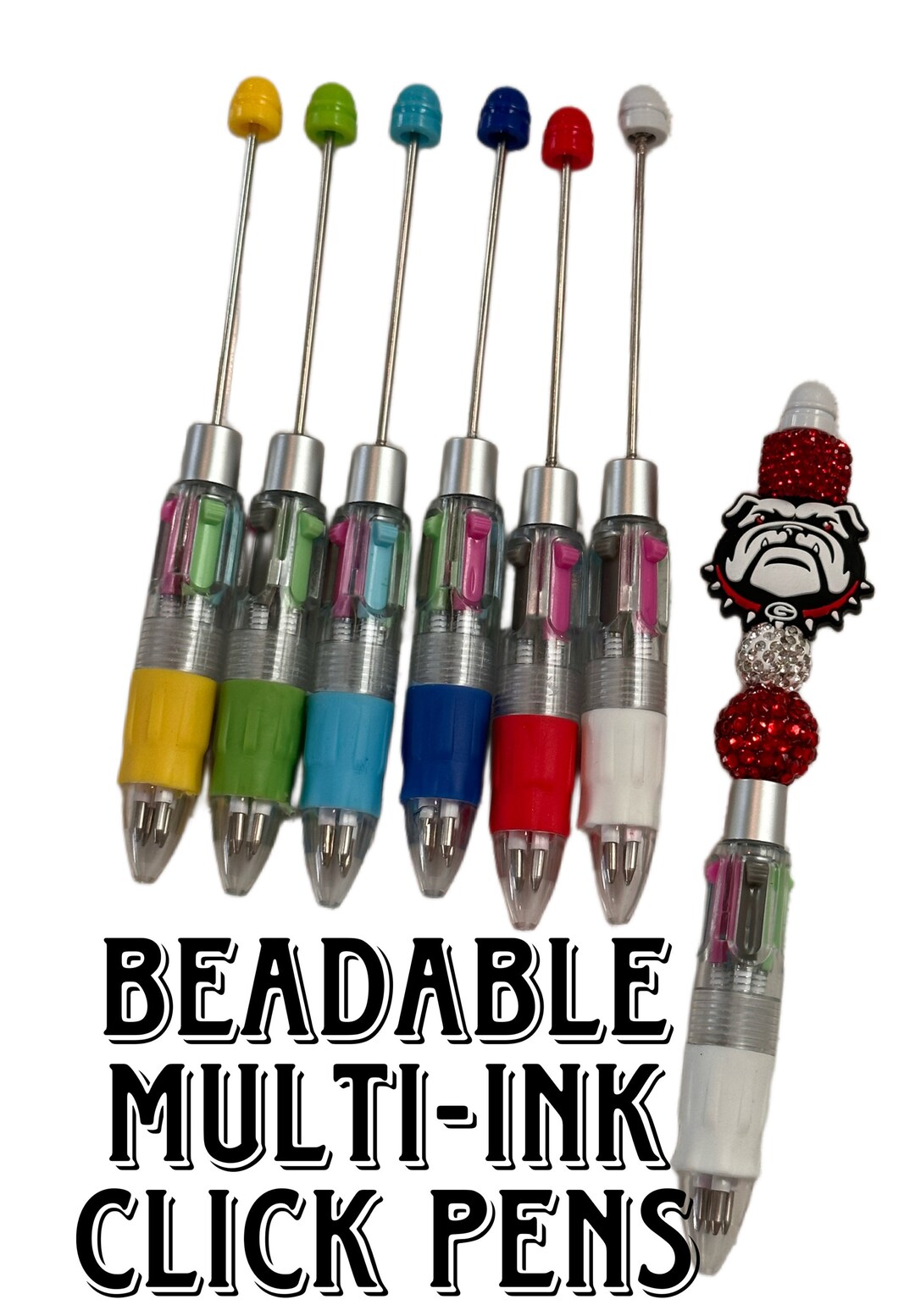 DIY Multi-colored Ink Beadable Pens: Craft Click Pen - Etsy