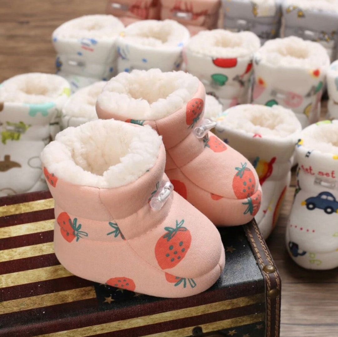 Baby Snow Boots 0-18 Months - Etsy