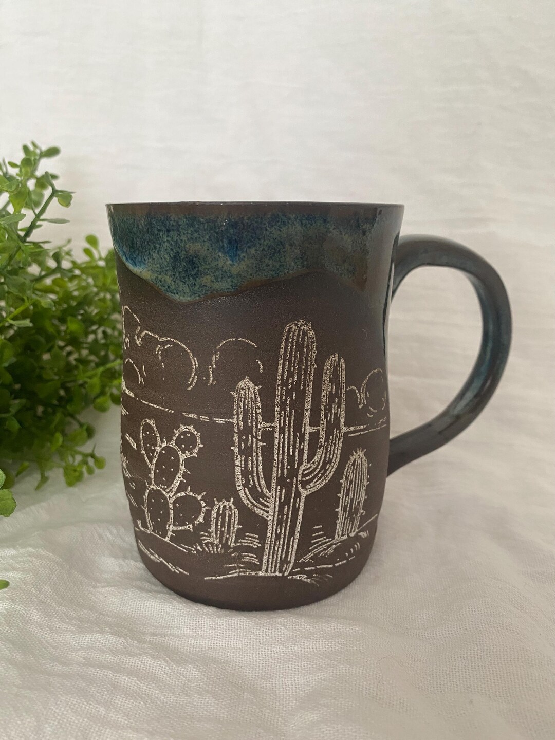 Desert Mug Wild West Mug Handmade Mug Ceramic Mug - Etsy