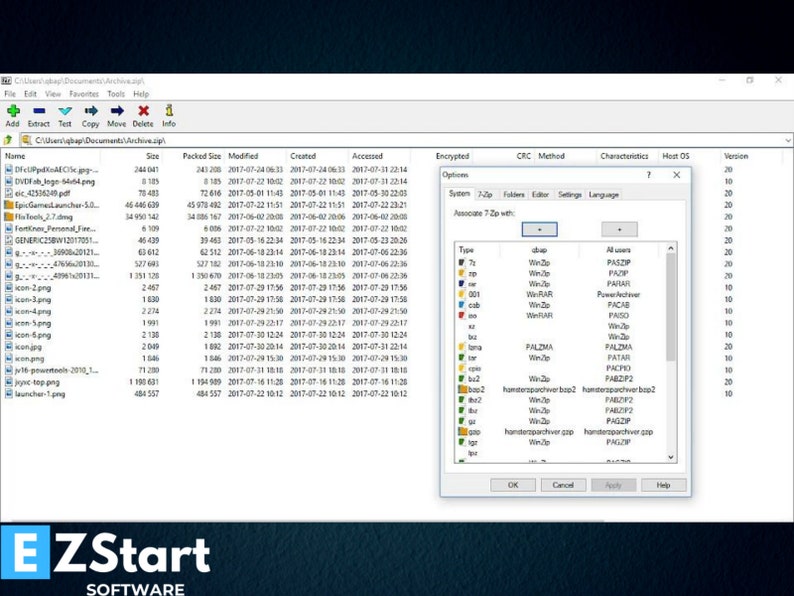 7-zip File Archiver for Extremely High Compression Extraction on CD/USB ...