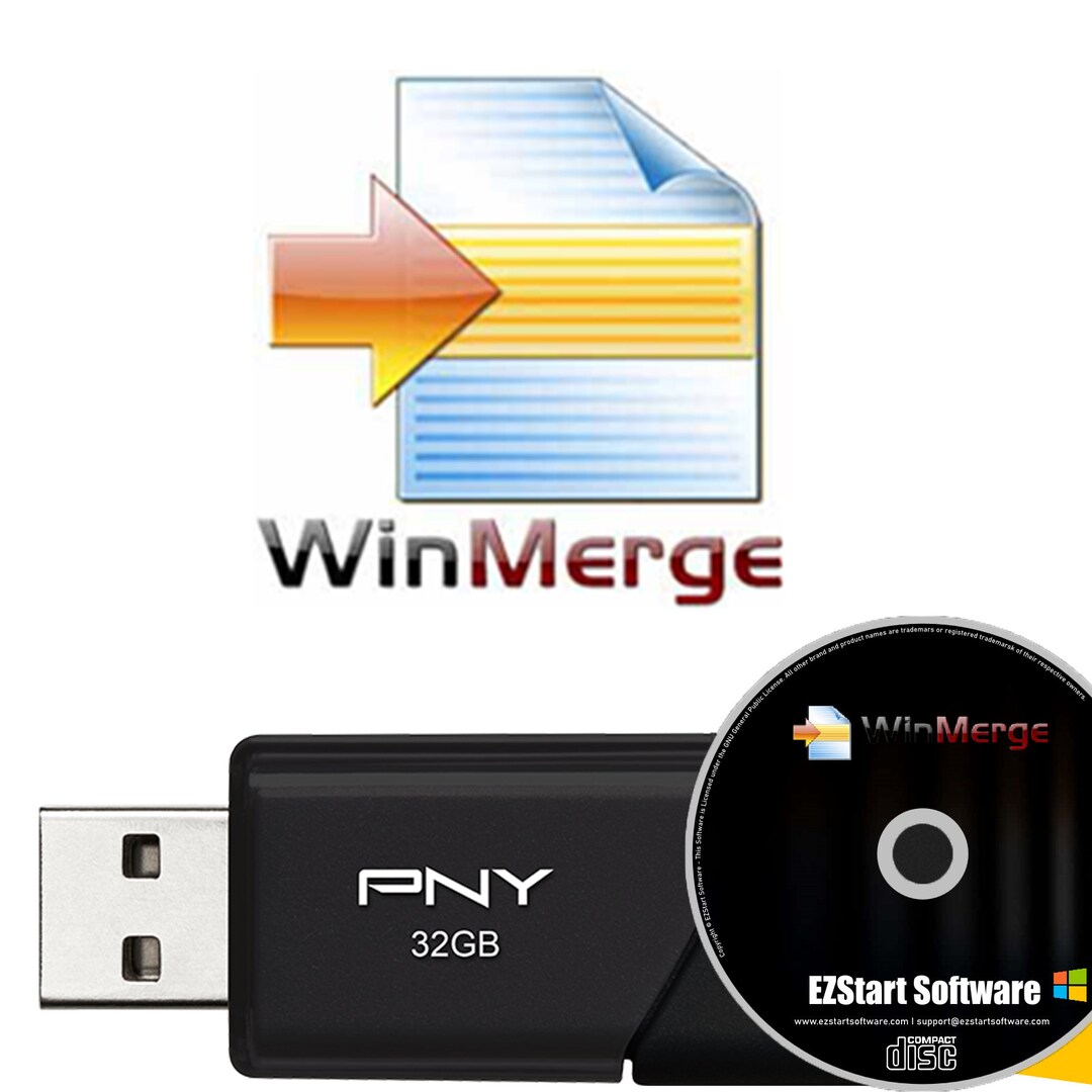 Winmerge Windows Visual Diff & Nerge for Files Directories on CD/USB - Etsy
