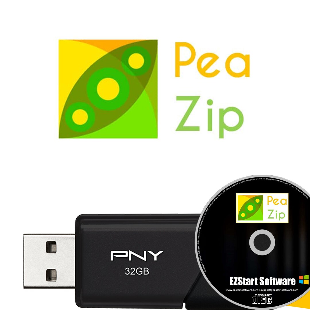 Peazip File Manager & File Archiver on CD/USB - Etsy