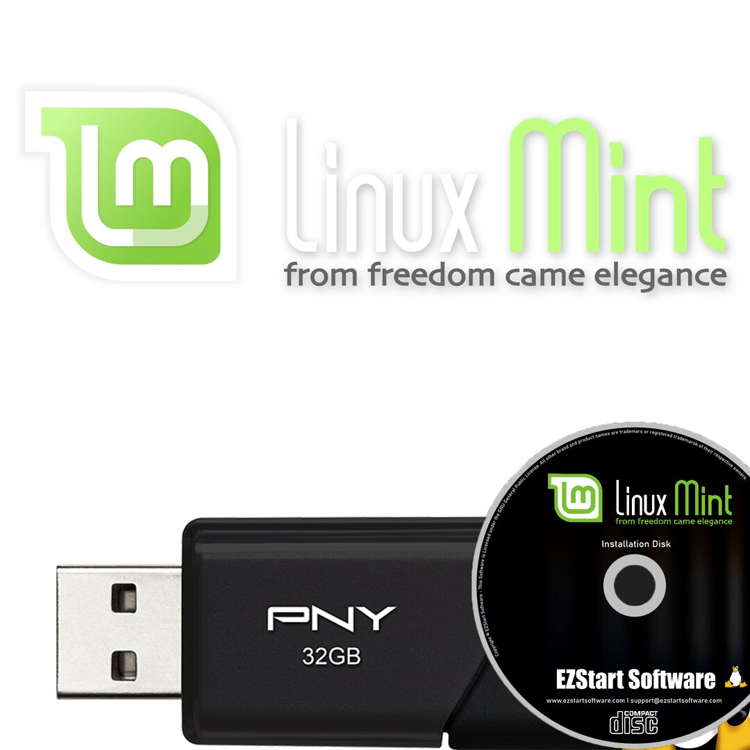Linux Mint Bootable Live Linux Install on CD/USB - Etsy Canada