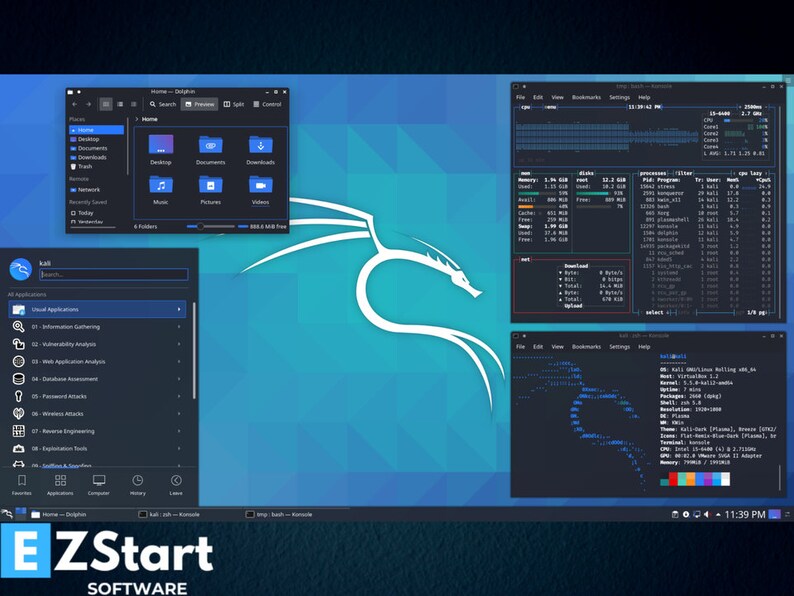 Kali Linux Bootable Live Linux Install on CD/USB - Etsy