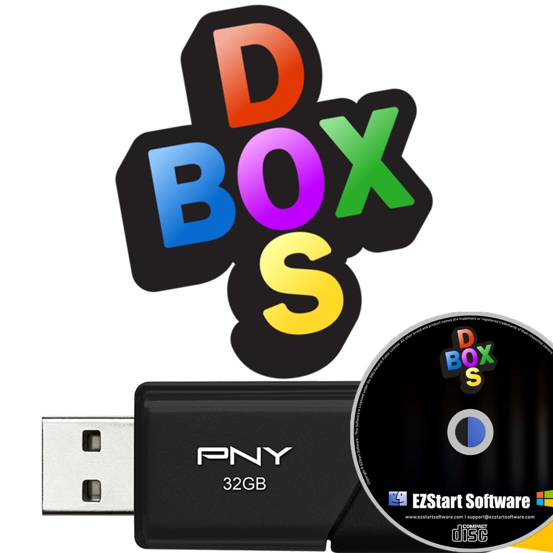 Dosbox Emulator to Run Old DOS Games on 32GB USB - Etsy Australia