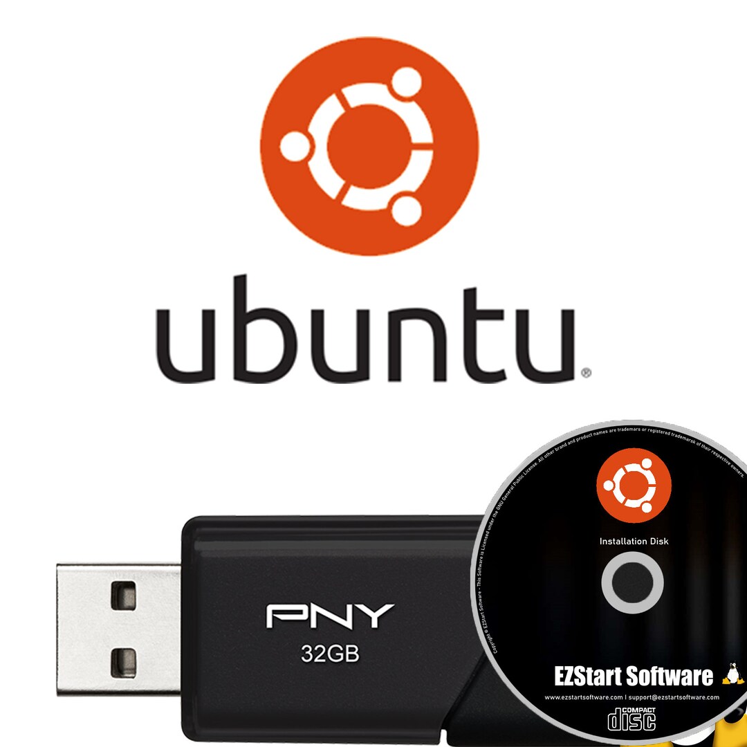 Ubuntu Bootable Live Linux Install on CD/USB - Etsy