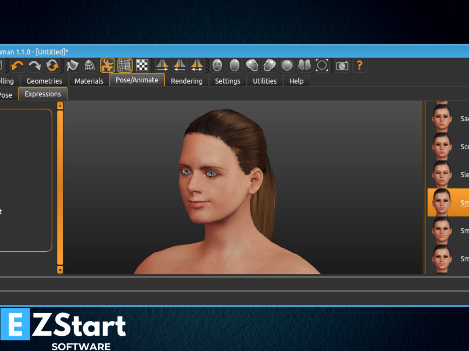 Makehuman 3D Computer Graphics Prototype Photorealistic Humanoids on CD/USB - Etsy