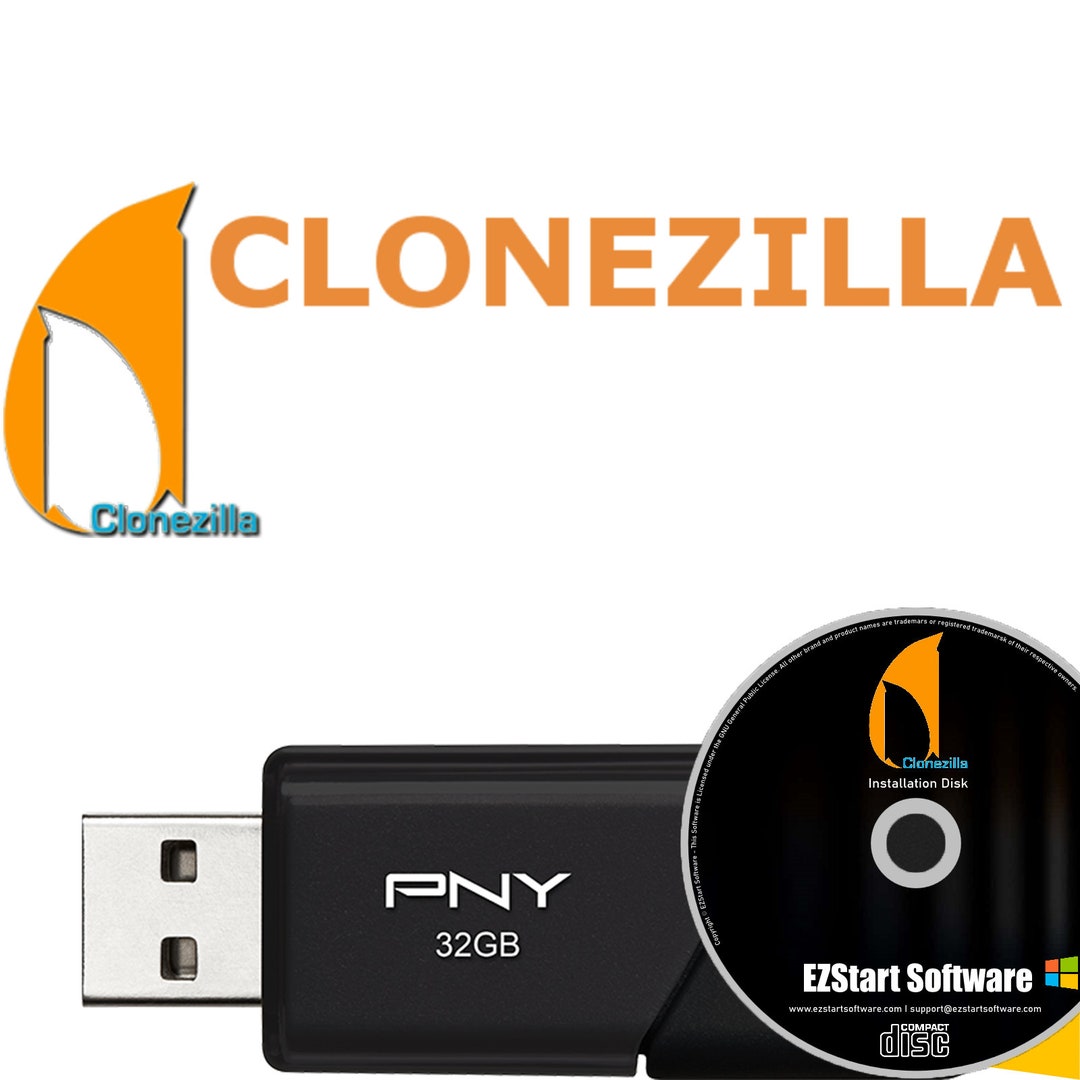 Clonezilla A Partition & Disk Imaging/cloning Program on CD/USB - Etsy