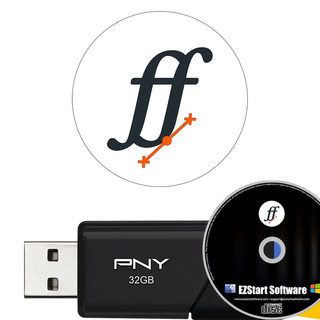 Fontforge Font Editor on CD/USB - Etsy