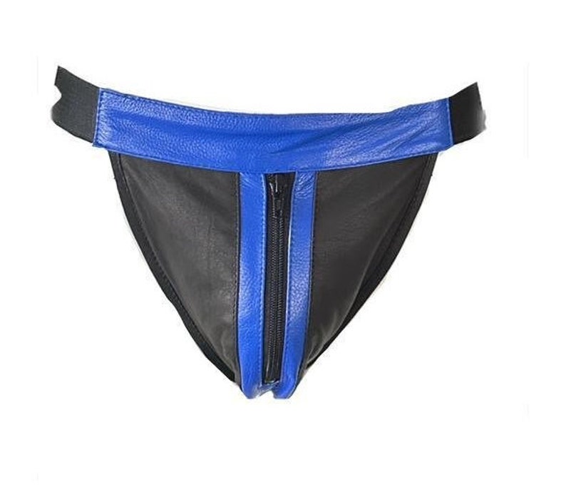 Mens Perforated Real Leather Jock Strap Underwear Jockstrap Brief ...