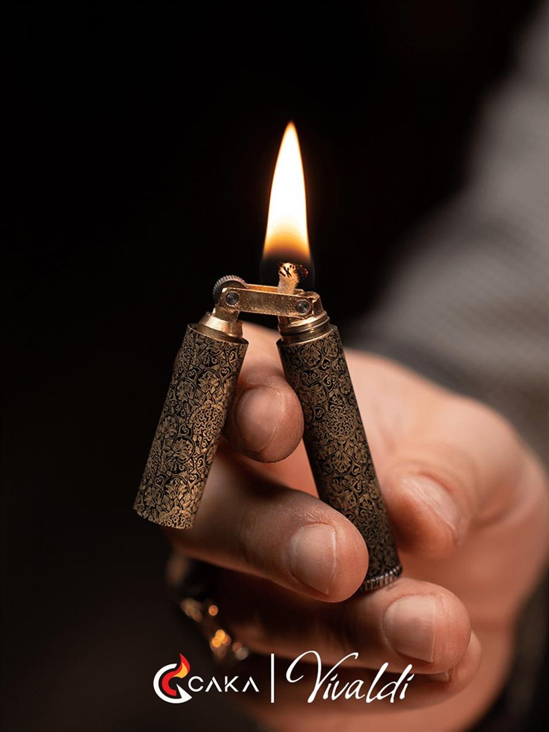 CAKA VIVALDI Refillable Lighter Special Design Gift Lighter for ...