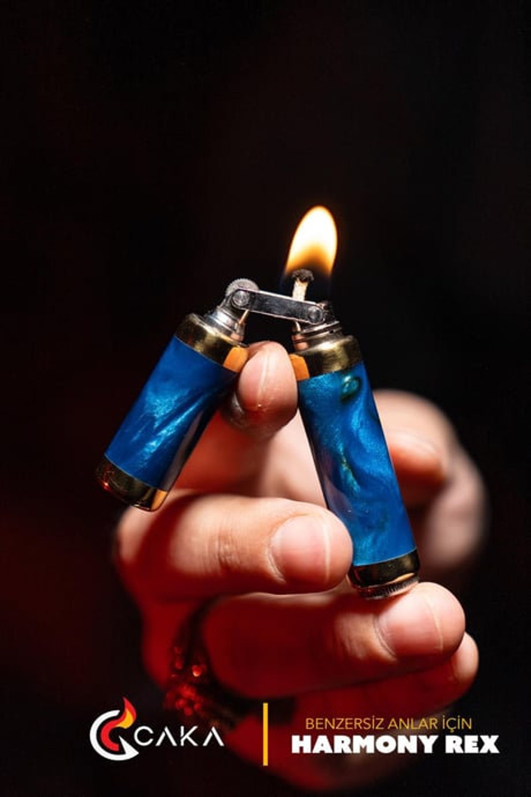 Caka Lighter Harmony Rex Aqua Blue Special Handmade Gift Lighter - Etsy