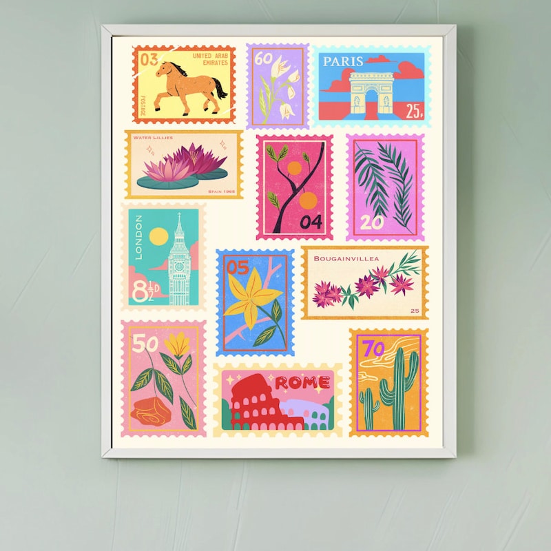 Stamp Art - Etsy