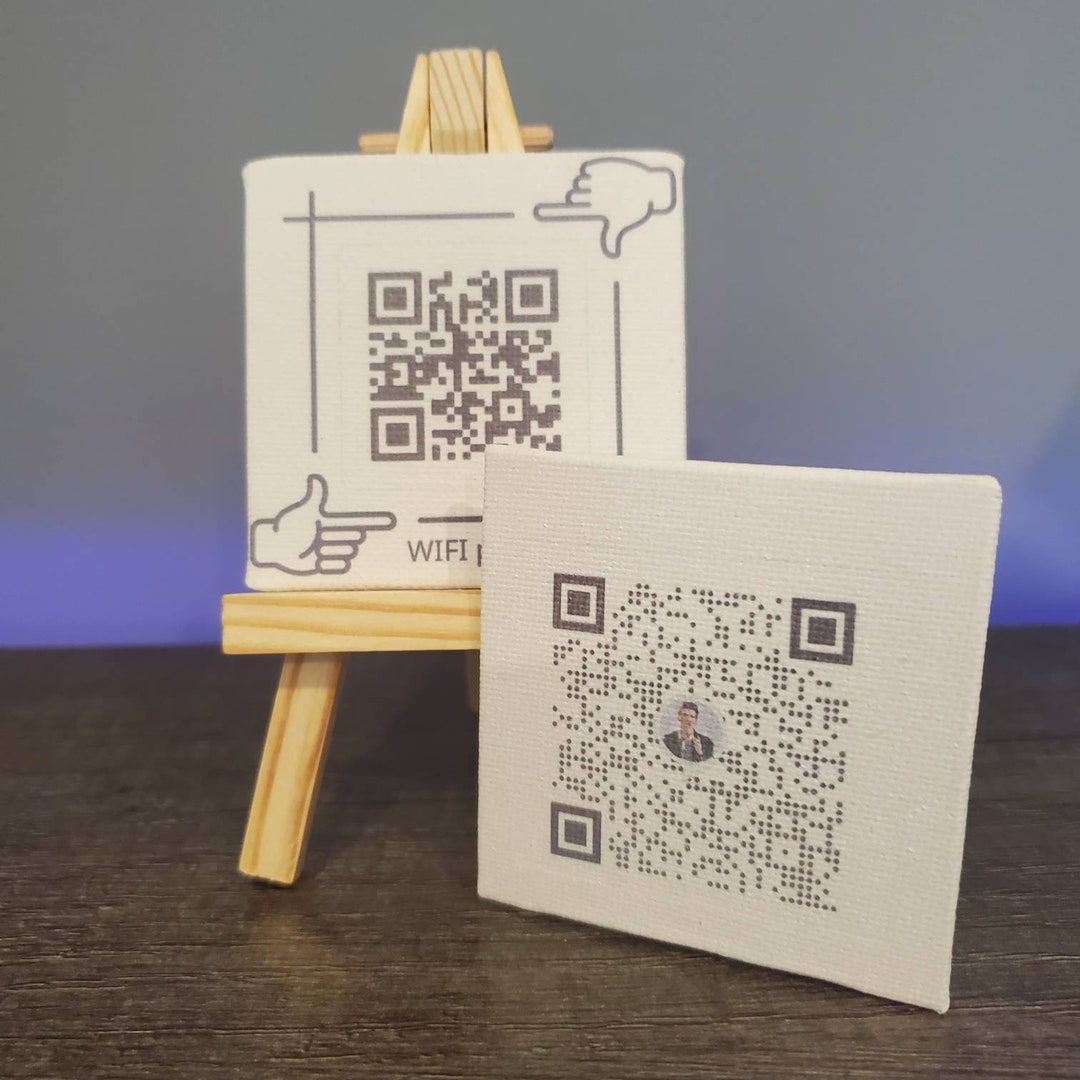 Rick Rolled QR Desk Art Funny QR Code Rick Roll Canvas Art - Etsy