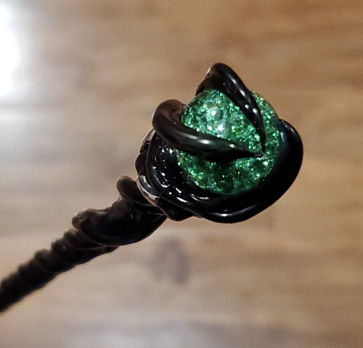 Skull Wand Halloween Wand Green Skull Wand Green Wand - Etsy