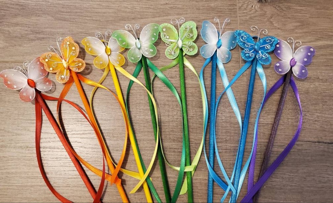 Butterfly Wands, Fairy Wands, Princess Wand - Etsy