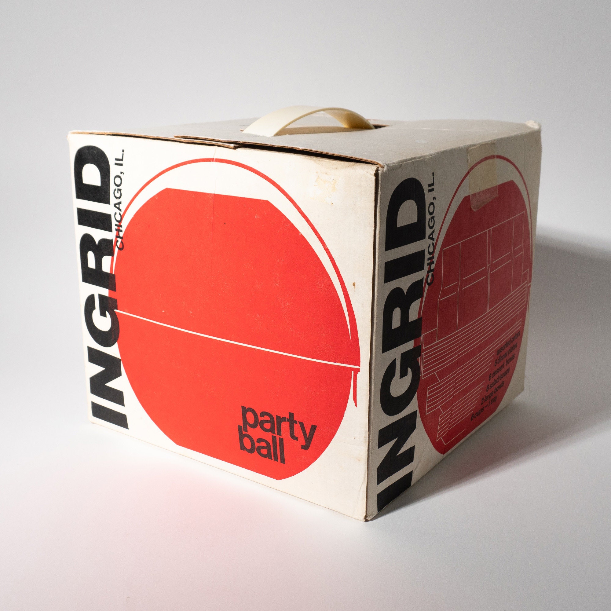 Vintage INGRID Party Ball Picnic Set 1970s - Etsy