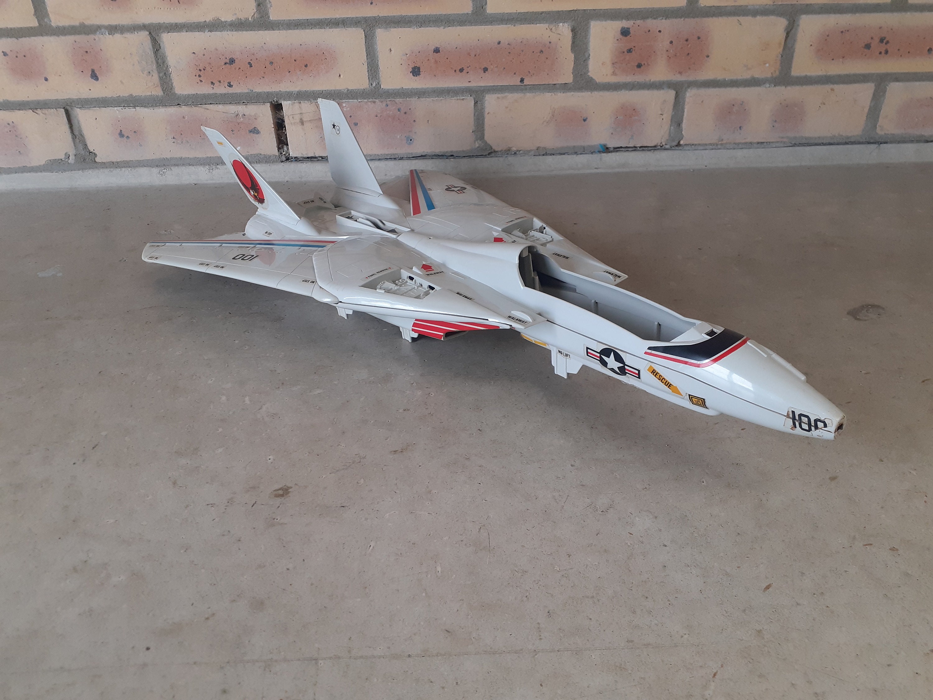 Gi Joe Skystriker Sky Striker Airplane 1983 Body Parts Vintage K2.2.A ...