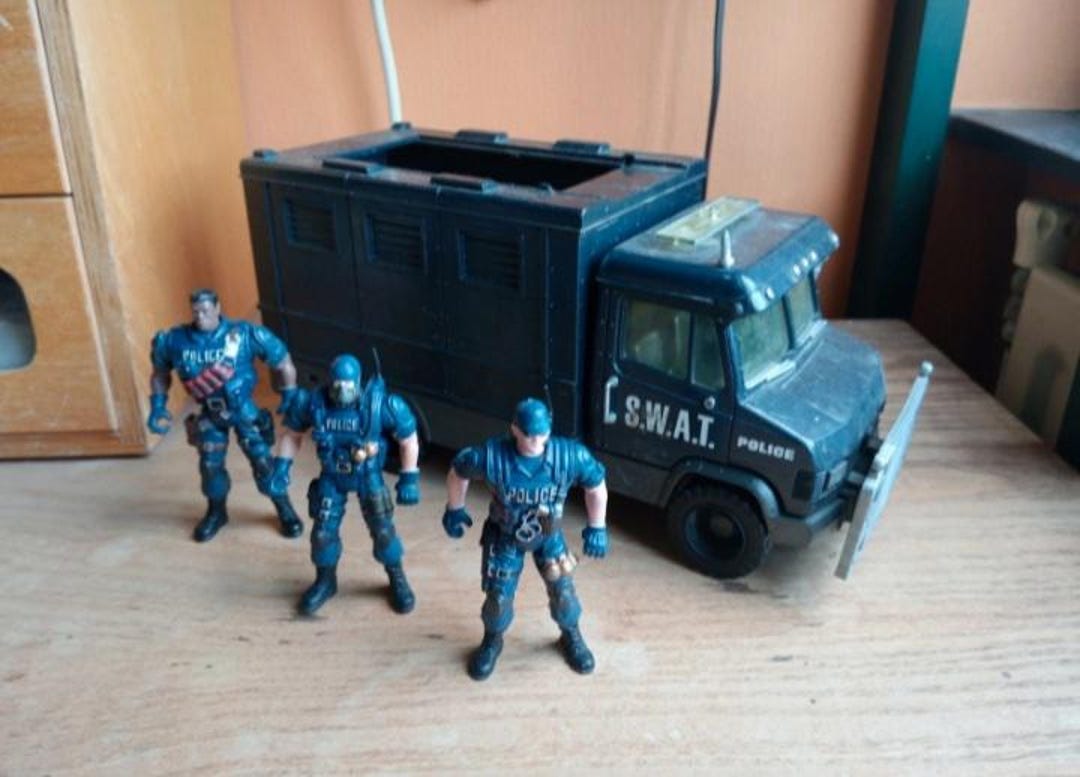 Chap Mei Soldier Force Police Swat Truck Figures Vintage Rare - Etsy UK