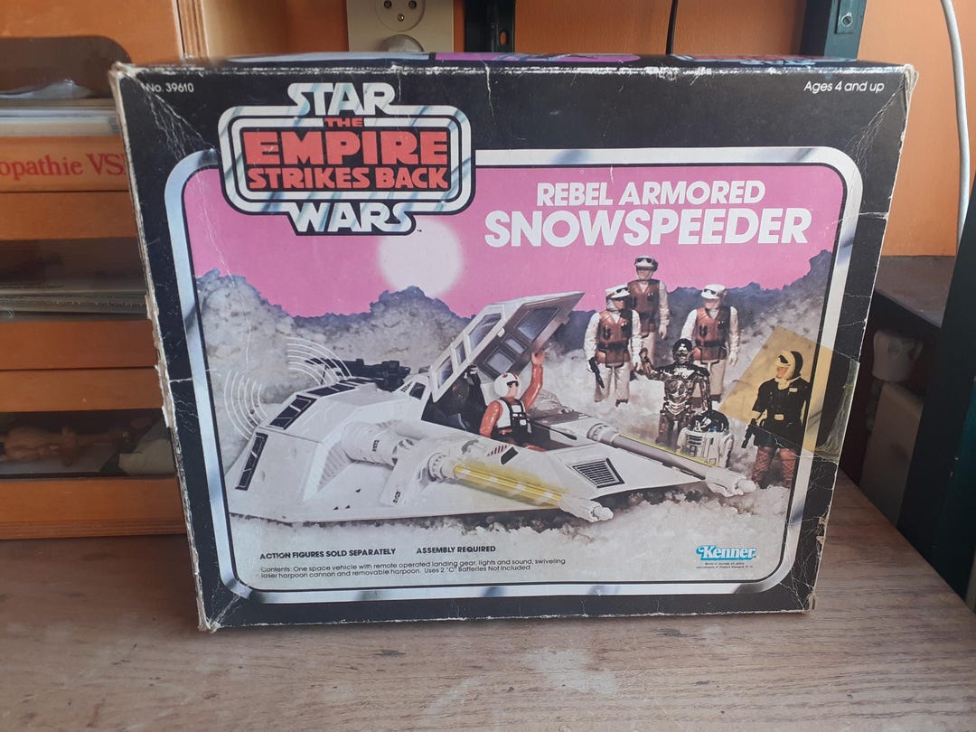 Star Wars Vintage Snowspeeder 1977 80 Kenner Box Empty - Etsy