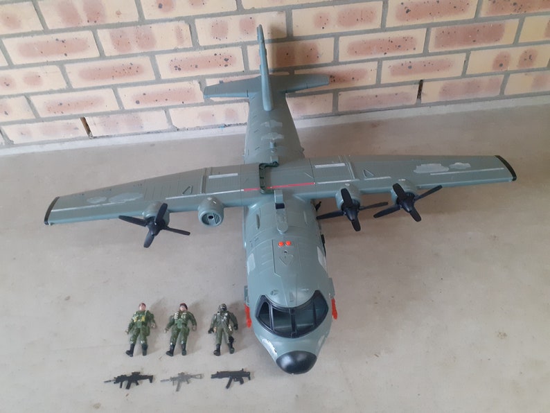 Chap Mei Soldier Force Airplane Shark AB 115 Military Army C 130 Toys ...