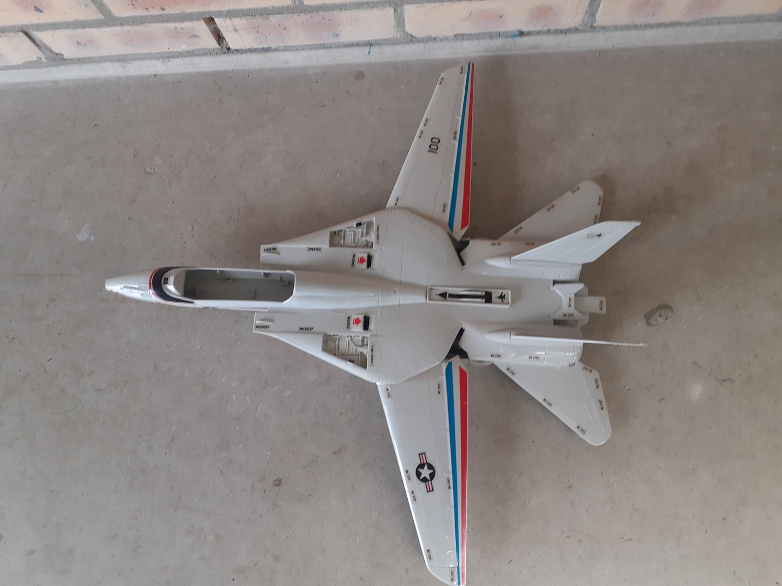 Gi Joe Skystriker Sky Striker Airplane 1983 Body Parts Vintage K2.2.A ...
