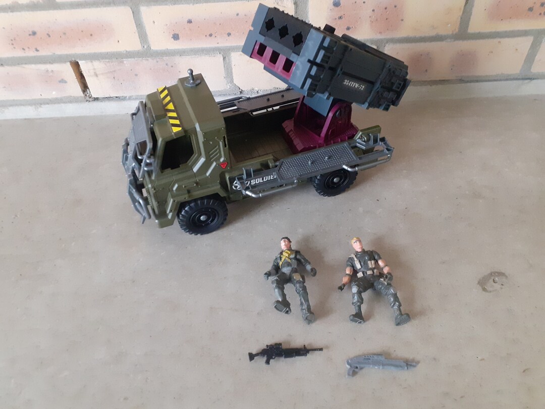 Chap Mei Soldier Force Heavy Bone Big Rhino Rocket Launcher Truck ...