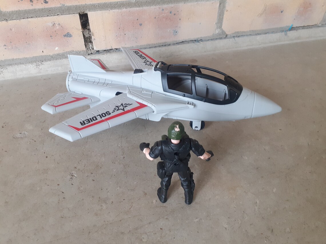 Umkytoys Combat Force Soldier Force Playset Military Army Sukhoi F22 ...