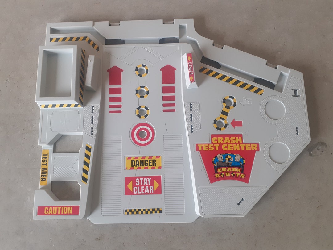 Tyco Crash Test Center Robots Dummies 1991 Benelux Vintage Base Parts ...