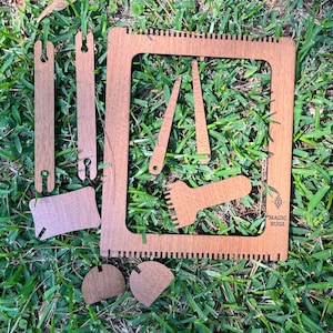 Weaving Loom Kit for Beginners: DIY Craft With Tools & Instruction Book ...