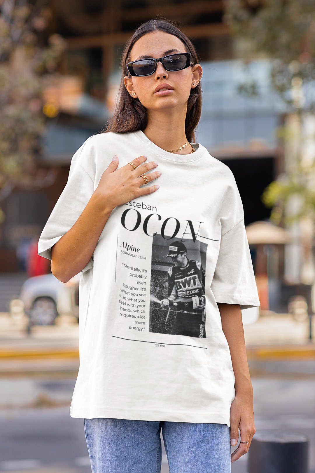 Esteban Ocon F1 Alpine T-shirt Ellie's Paddock Club - Etsy