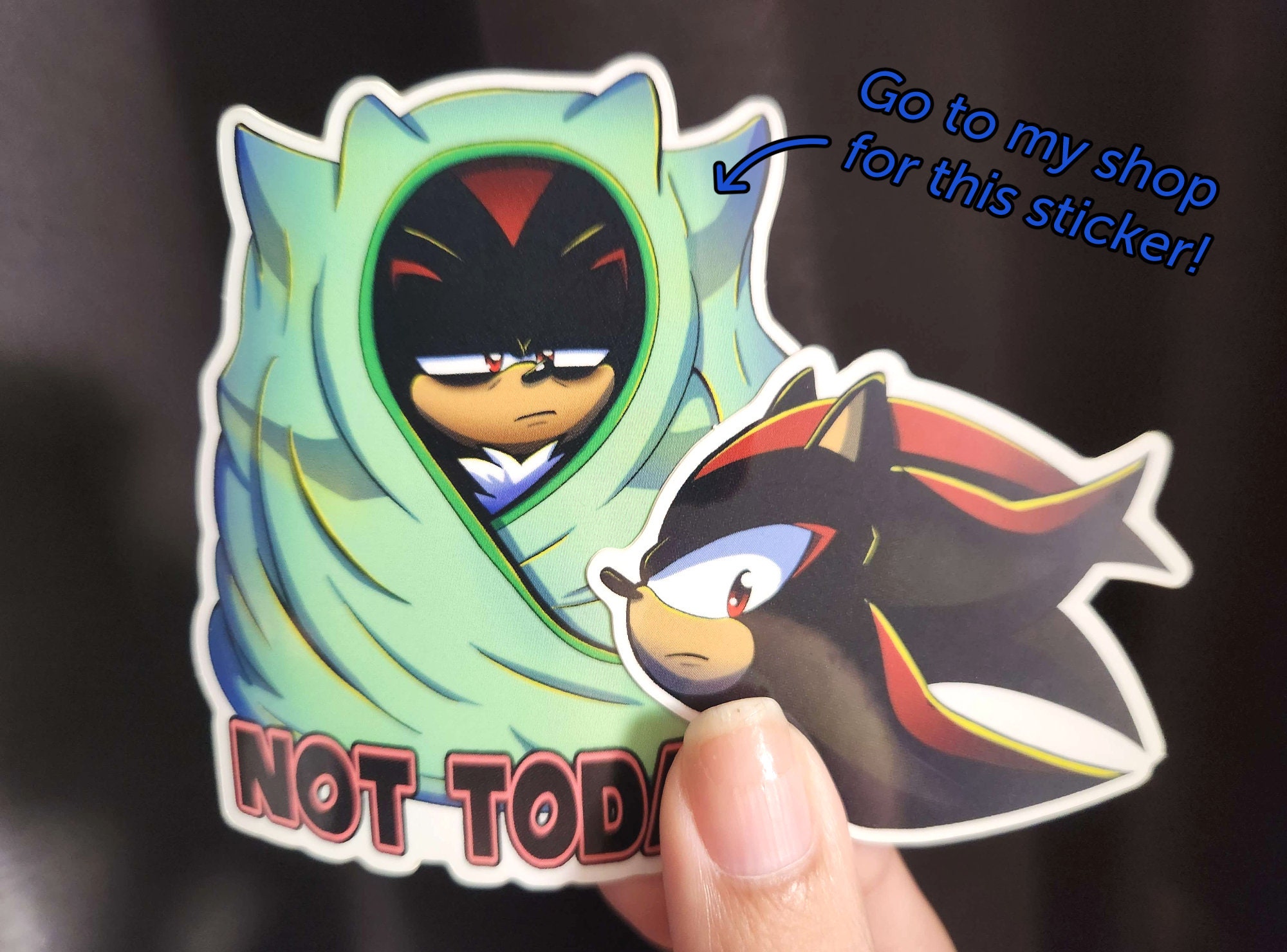 Shadow the Hedgehog profile Vinyl Stickers HIGH QUALITY & WATERPROOF - Etsy