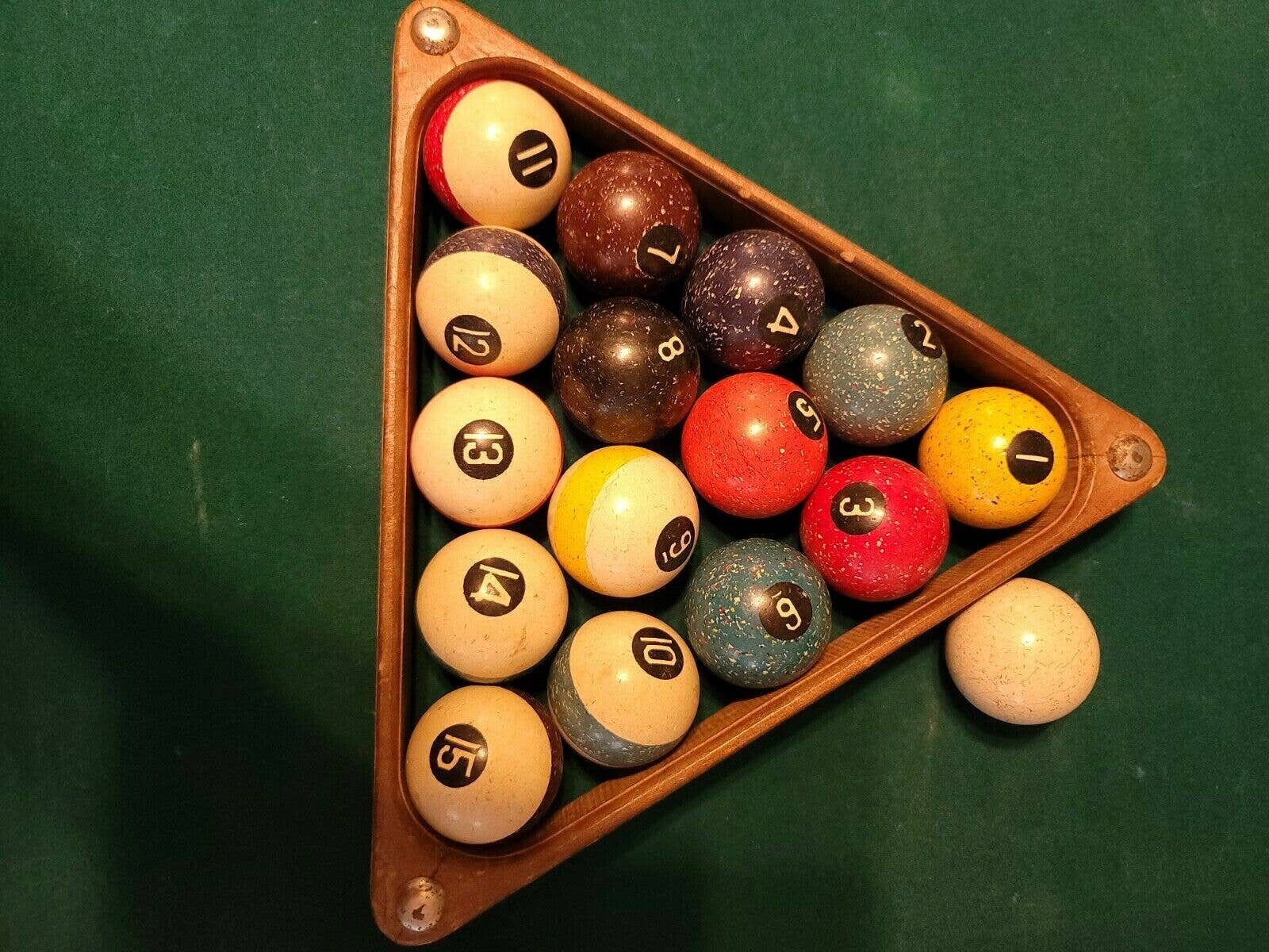 Rare Antique Pool Balls