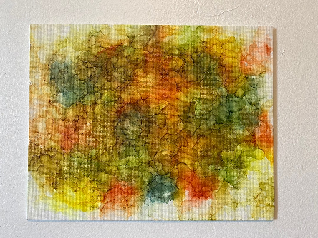 Original Alcohol Ink Painting on Canvas Board.rare to Find.one of a ...