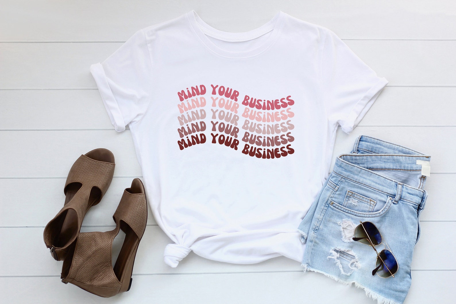 Mind Your Business T-shirt, Sarcastic Shirt, Adult Humor Shirt, Day ...