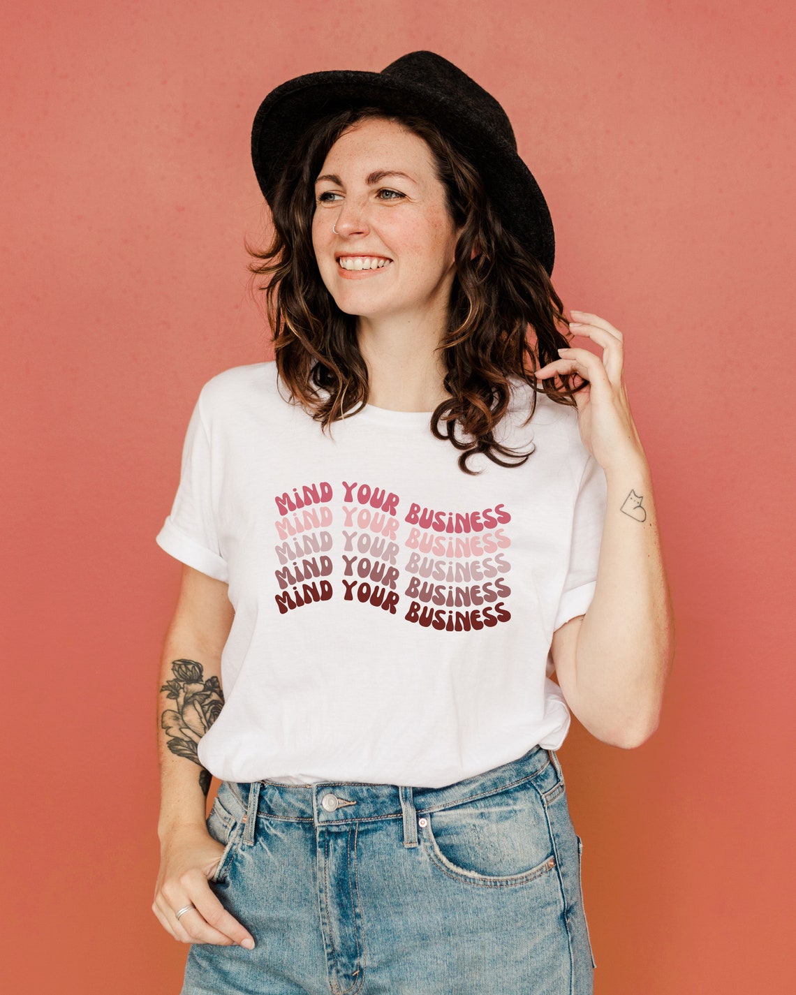 Mind Your Business T-shirt, Sarcastic Shirt, Adult Humor Shirt, Day ...