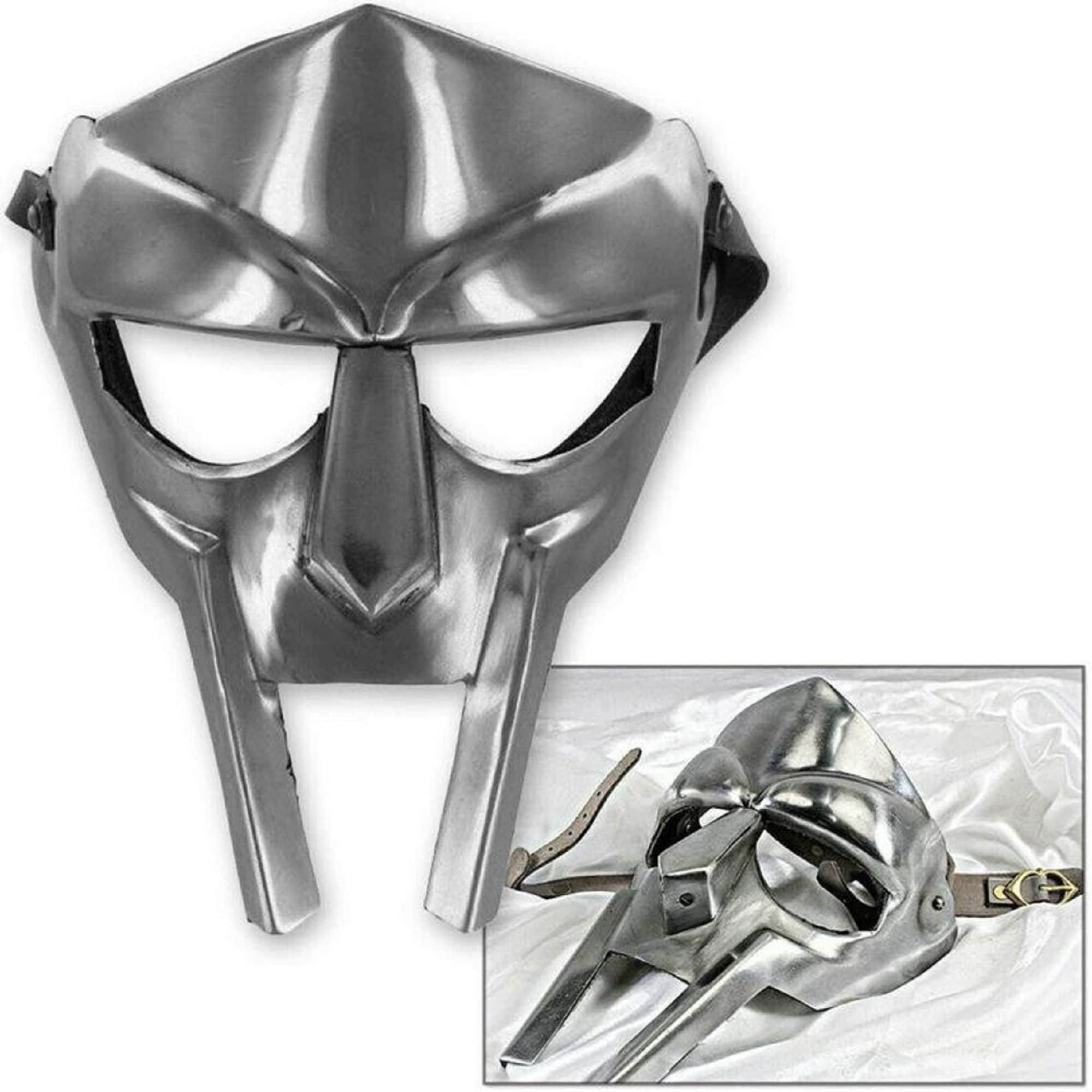 MF Doom Rapper Madvillain Gladiator Mask Face Mask Steel Roman ...