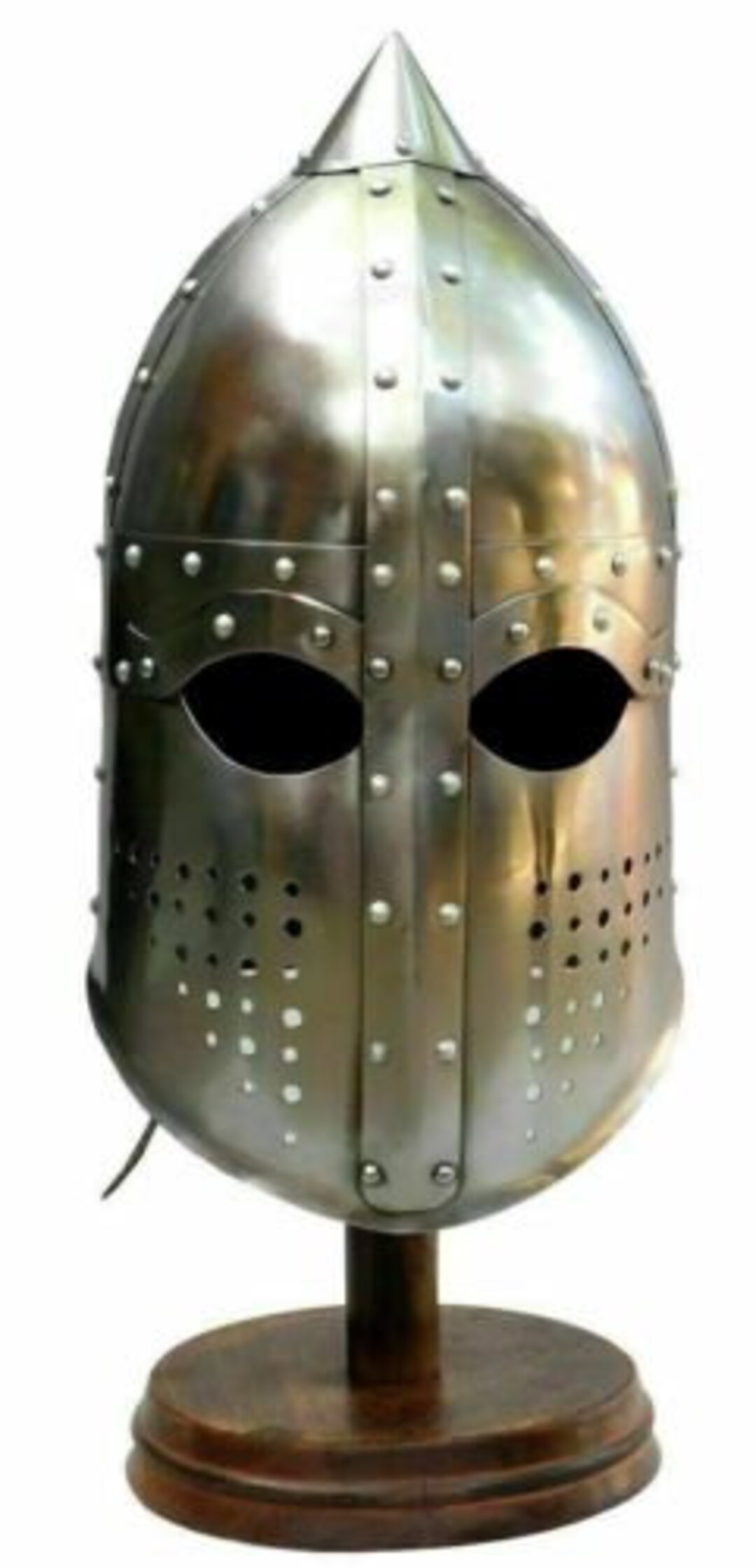 Medieval Knight Sugarloaf Crusader Helmet Armor Templar Viking Helmet ...