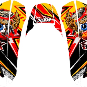 Kawasaki KFX 700 Full Graphics Kit Decals Stickers Atv Utv - Etsy
