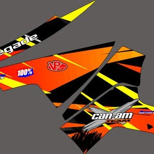 CAN-AM Renegade 500 800r 800x 1000 Graphics Kit Vinyl Renegade Stickers ...