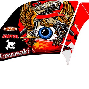 Kawasaki KFX 700 Full Graphics Kit Decals Stickers Atv Utv - Etsy