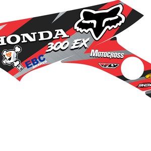Honda Trx 300ex 1993 2006 Graphics Kit Decal Atv Utv - Etsy