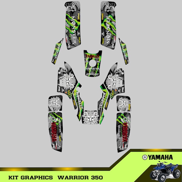 Yamaha Warrior 350 Decals - Etsy